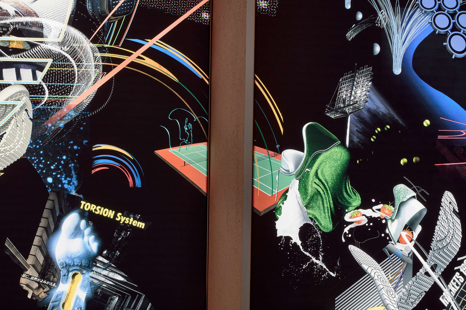 Adidas London Flagship: Artwork on Lightboxes • James Dawe