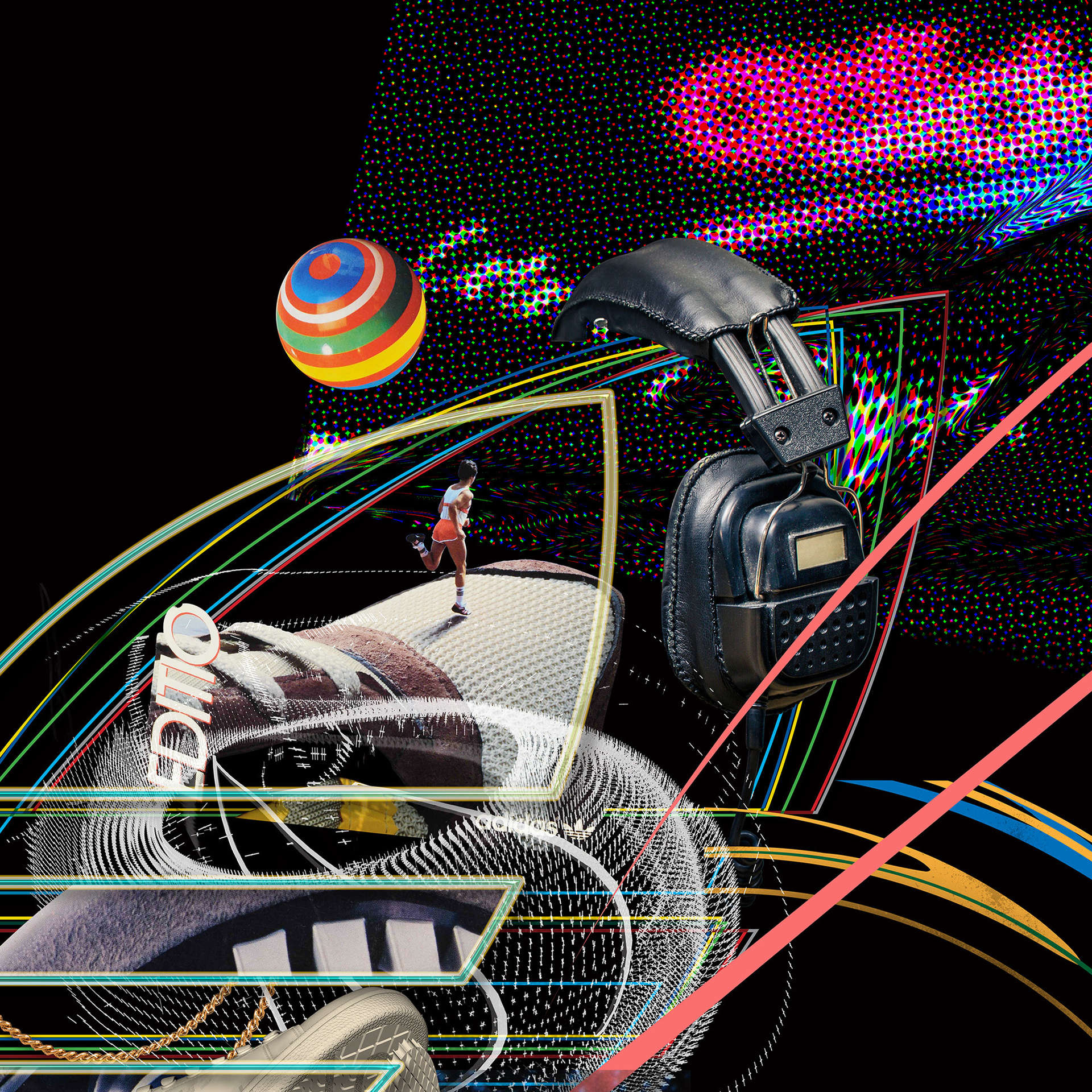 Adidas London Flagship: Artwork on Lightboxes • James Dawe